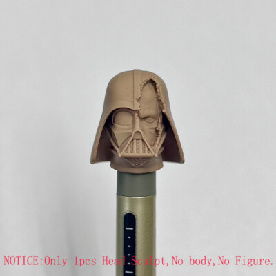 1/12 Scale Black Knight Darth Vader Hood Head Sculpt Unpainted Fit 6 ...