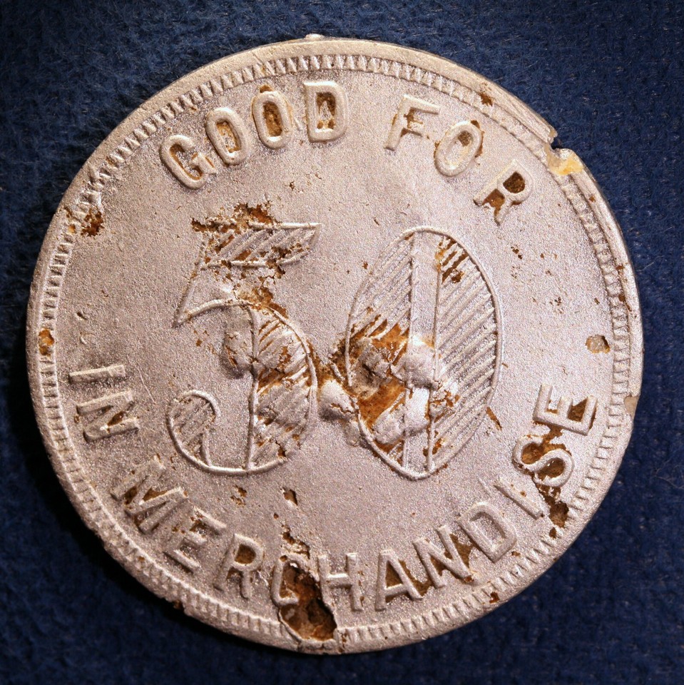 VERY RARE Alabama token - Fowado Store, 50¢, Pollard, Ala. | eBay