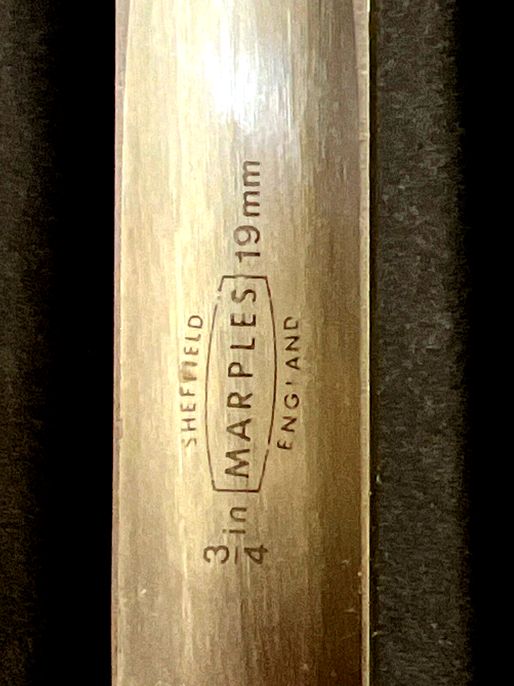 NOS ( 1 ) Marples (England) 3/4 inch - 19 mm Straight Gouge Style Wood ...