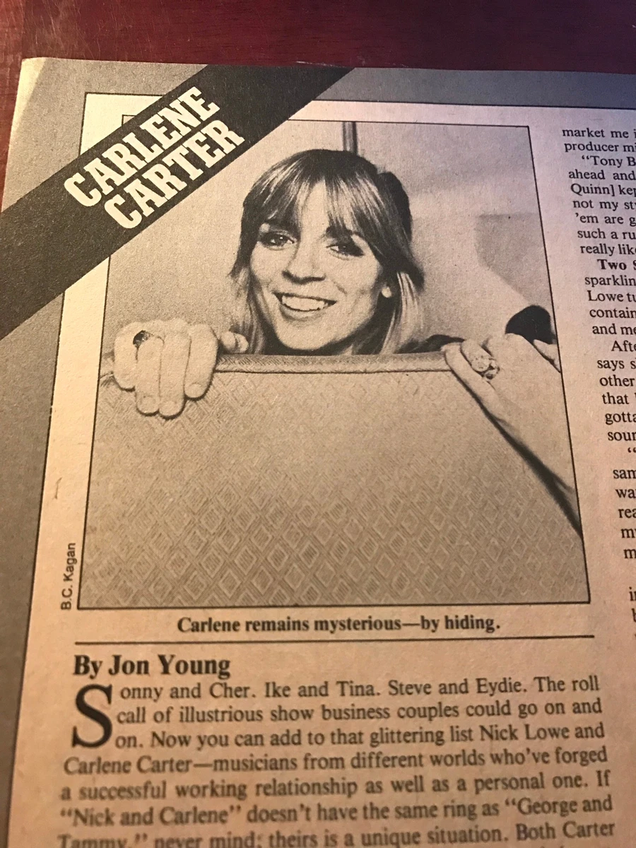 Carlene Carter Nick Lowe