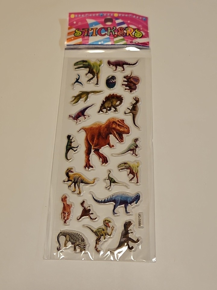 Realistic 3D Dinosaur Dino Stickers Planner Teacher Supply Papercraft ...