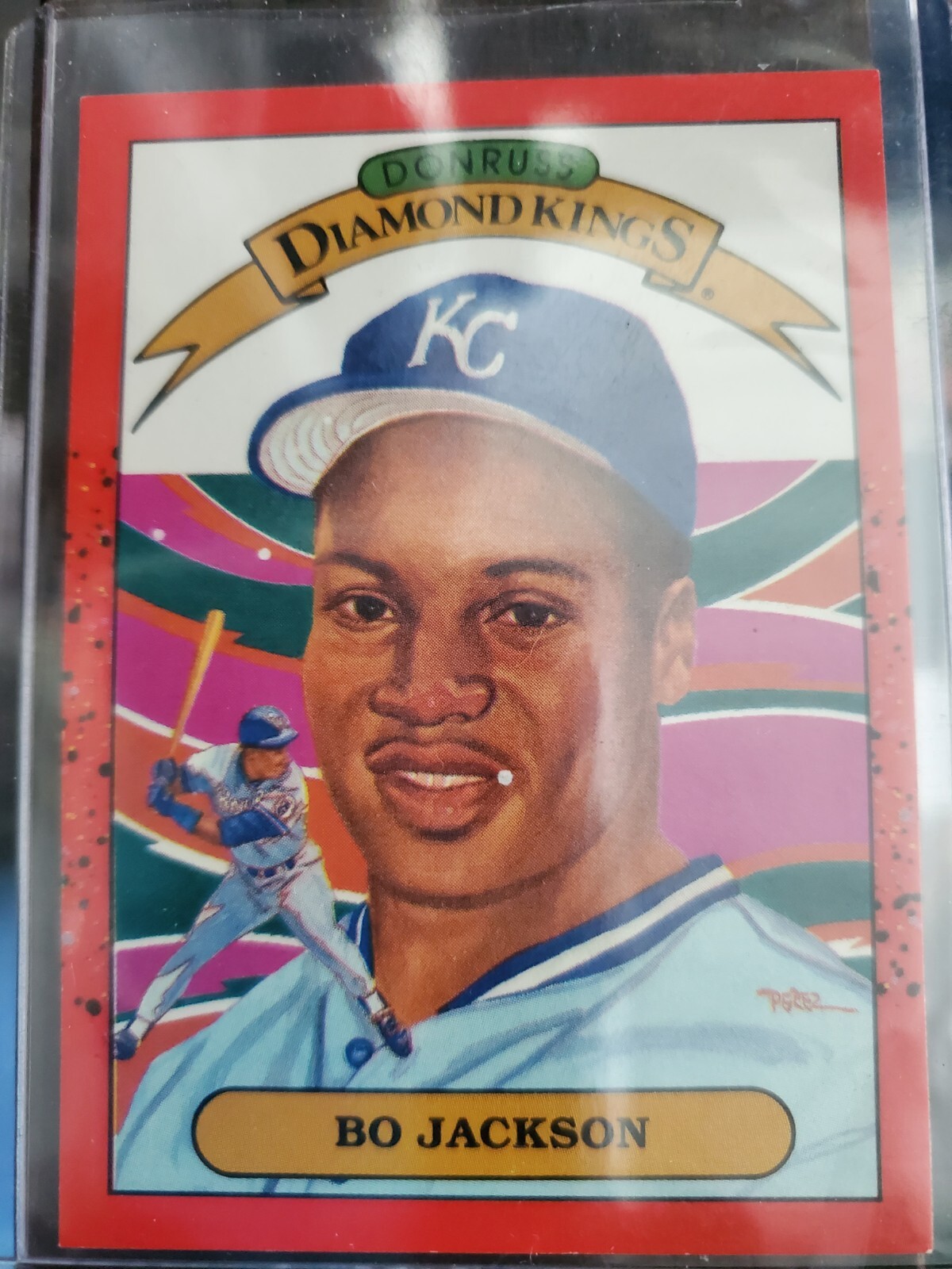 1990 DONRUSS BO JACKSON DIAMOND KINGS #1 Rare Only 1 ERROR BASEBALL ...