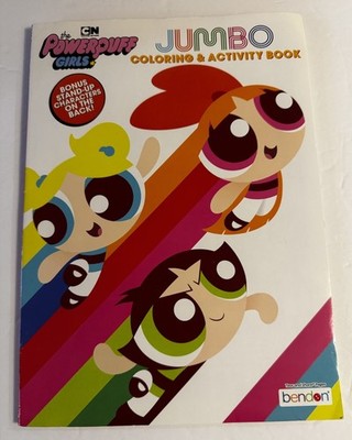 The Powerpuff Girls Jumbo Coloring & Activity Book Bendon Made In USA ...