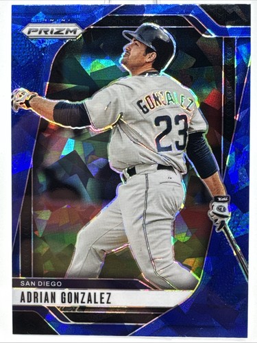 Adrian Gonzalez 2025 Panini Prizm Baseball BLUE Cracked ICE | eBay