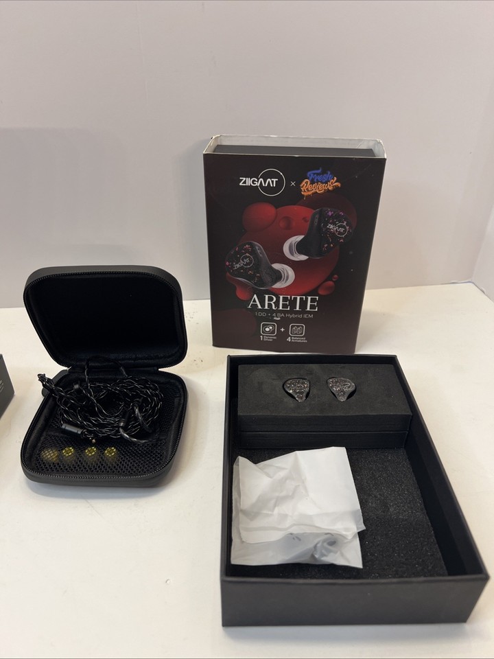 Linsoul ZiiGaat x Fresh Reviews Arete in Ear Monitor, 1DD+4BA | eBay