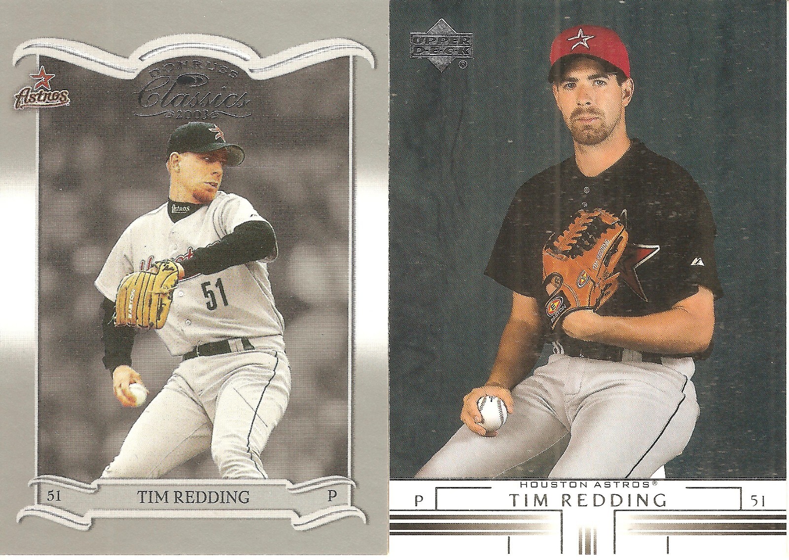 2 DIFFERENT BASEBALL CARD LOT OF TIM REDDING 521 | eBay