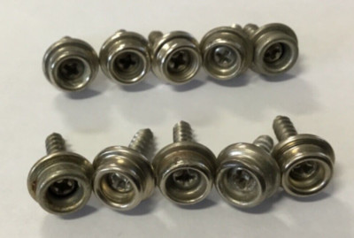 Snap Fastener Marine Grade Stainless Steel Boat Canvas Screw 7/8” 10 ...
