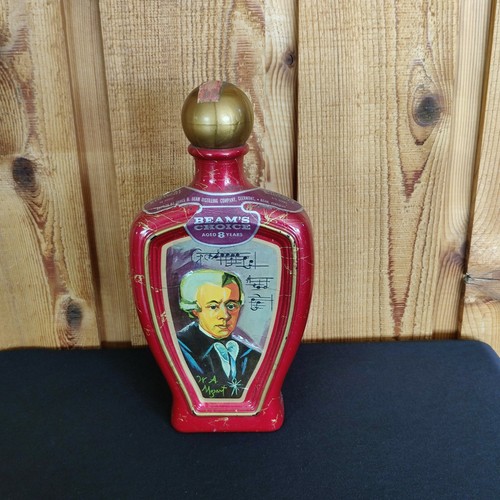 Vintage Beams Choice Jim Beam Mozart Bourbon Whiskey Decanter Bottle ...