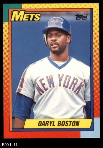 1990 Topps Traded #11 Daryl Boston T Mets 8 - NM/MT | eBay