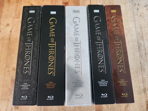 Game of Thrones HBO TV Series The Complete Seasons 1-5 Blu-Ray Box Sets ...