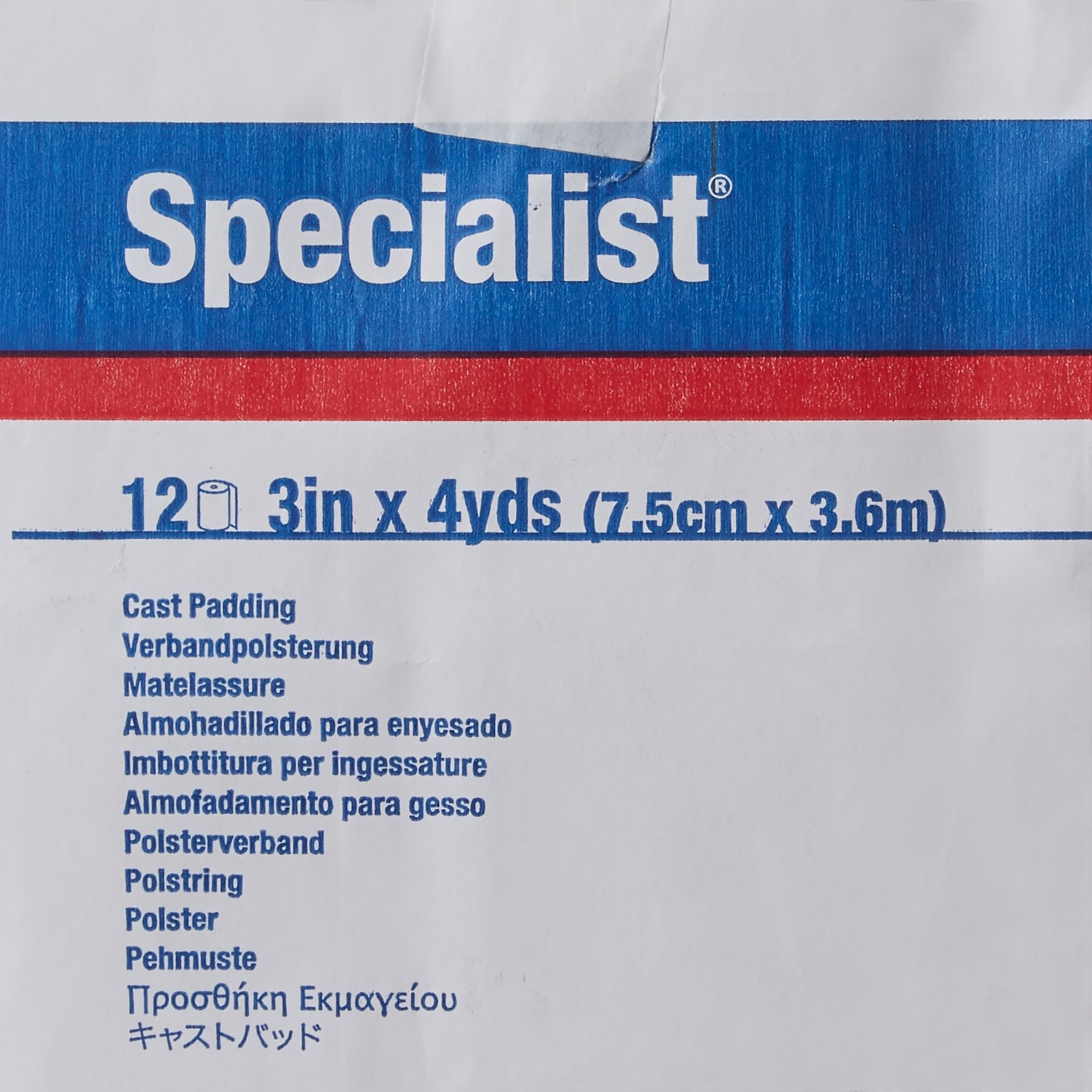 72 BSN Medical 9043 Specialist Cotton Blend Cast Padding 3" X 4yds 6 ...