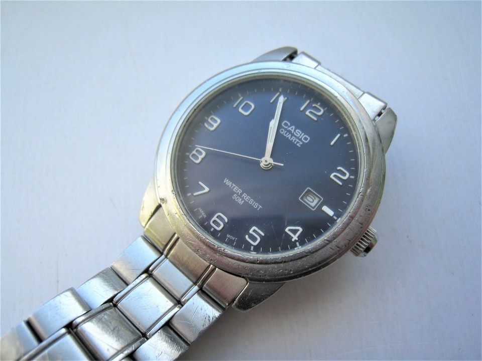 casio quartz watch mens MTP-1266 module 2719 Japan 50m WR 36mm | eBay