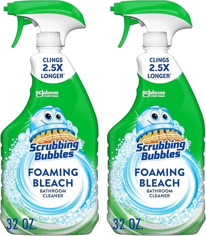 Scrubbing Bubbles Foaming Bleach Bathroom Cleaner, 32oz Spray – (Pack ...
