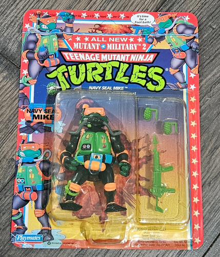 1992 TMNT Navy Seal Mike Action Figure HIGH GRADE! | eBay