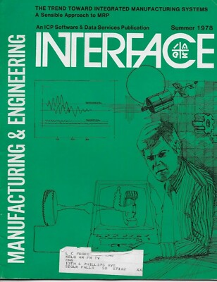 INTERFACE Manufacturing & Engineering Magazine - Summer 1978 - ICP | eBay