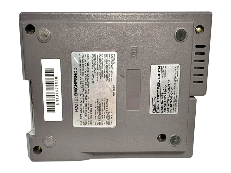 Nintendo NES-101 Top Loader Console w/ OEM controller & cables TESTED ...