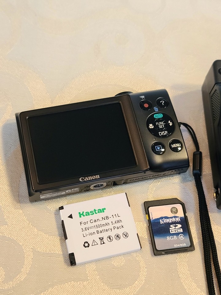 Canon PowerShot A2400 IS HD 16.0MP 5X Optical Zoom. W/Extra | eBay