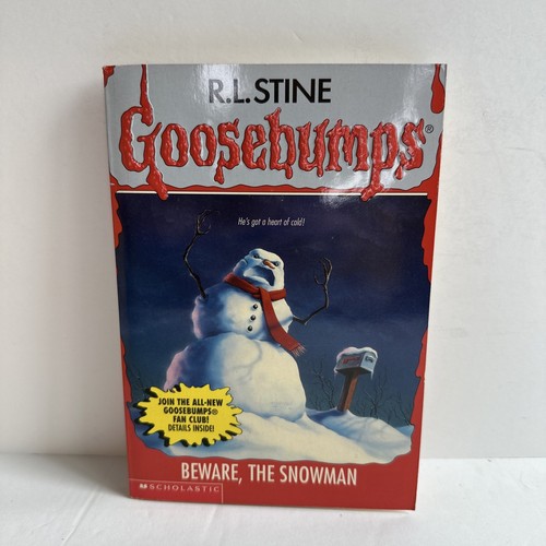 R.L. Stine Goosebumps #51 Beware The Snowman HARDCOVER 1997 book NEW ...
