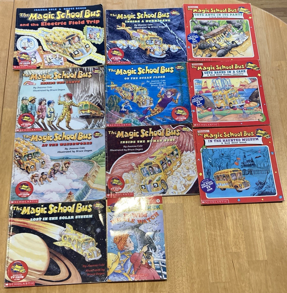 The Magic School Bus Lot Of 11 paperback books | eBay
