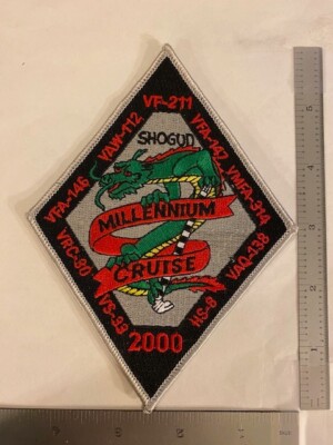 RARE/ORIGINAL/AUTHENTIC US Navy VF-211 F-14 Tomcat 2000 "MILLENIUM ...