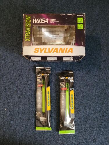 Sylvania Xtravision Head Light - H6054 / LED Glow Sticks | eBay