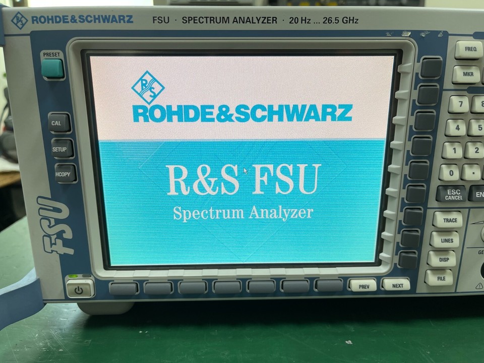 Rohde & Schwarz FSU26 20 Hz - 26.5 GHz Spectrum Analyzer w/ Opt. K72 ...