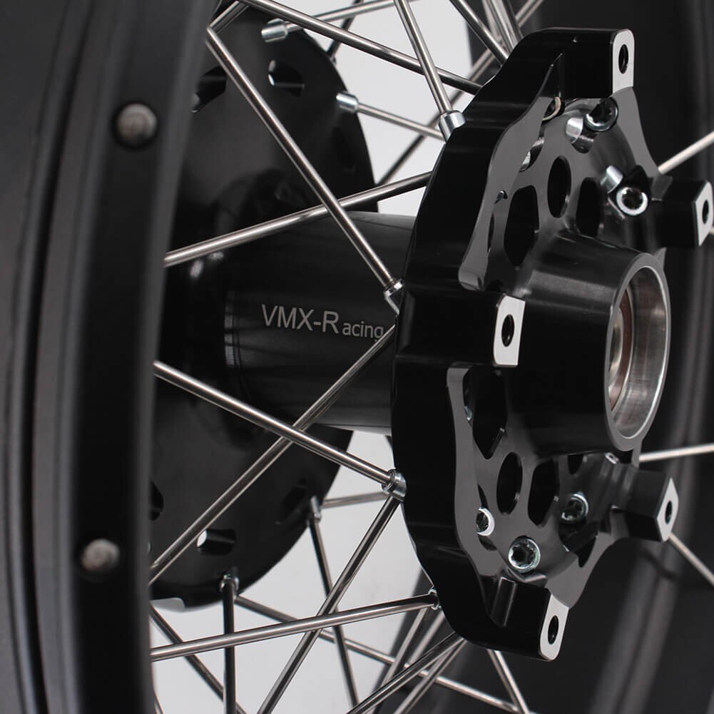 VMX 19-17 Tubeless Rims Fit for BMW F700GS 2011-2018 Supermotard Wheels ...