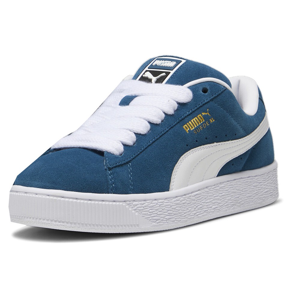 PUMA Suede Xl Lace Up Mens Blue Sneakers Casual Shoes 39520506 | eBay