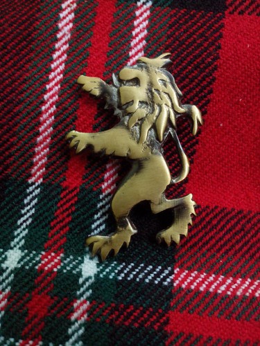 TC New Scottish Lion Rampant Kilt Pin Antique Finish 2"/Highland kilt ...