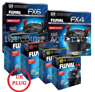 Fluval 107 207 307 407 FX2 FX4 FX6 Ext Power Filter Media Aquarium Fish ...