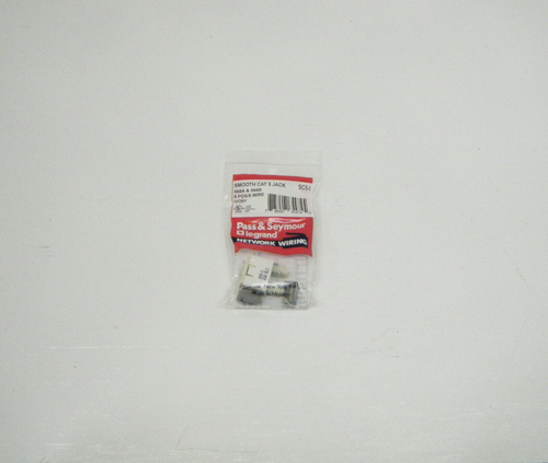 Pass & Seymour SC5-l Smooth Cat5 Jack 568A & 568B 8 Pos/8 Wire Ivory | eBay