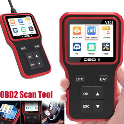 Diagnostic Scan Tool OBD2 Scanner Plug and Play Car Fault Code Readers ...