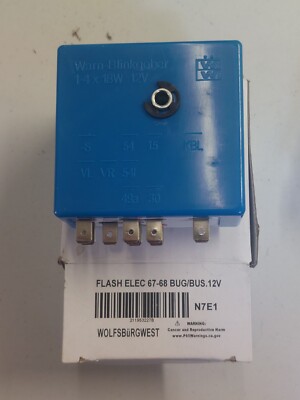 VW bug/Bus parts Flasher Relay 67'-68' 12 Volt | eBay