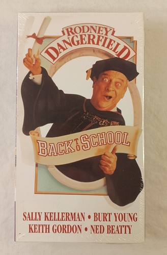 Back To School SEALED VHS 1986 Rodney Dangerfield | eBay