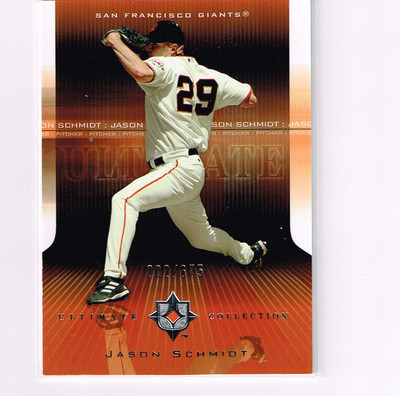 JASON SCHMIDT 2004 ULTIMATE COLLECTION BASE CARD # /675 SAN FRANCISCO ...