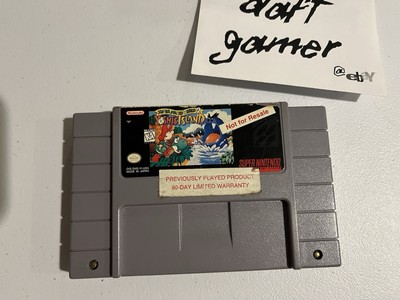 Super Mario World 2: Yoshi's Island Not For Resale NFR SNES Authentic ...