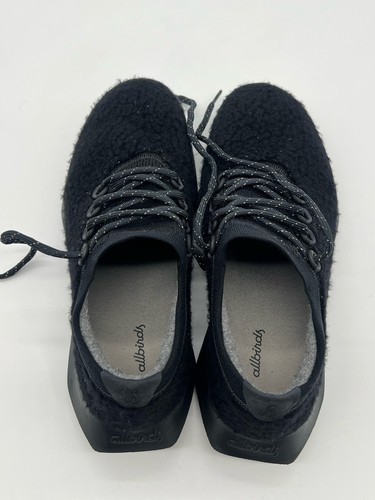 Allbirds Wool Dasher 2 Men’s Size 10 Black Fluff Running Lace Up ...