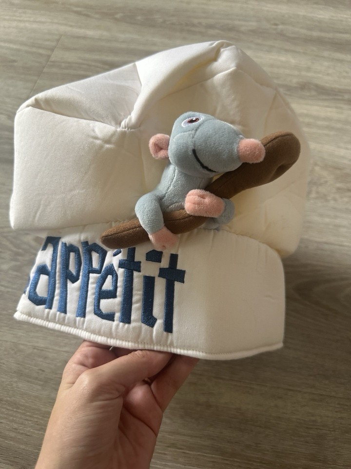 Disneyland Paris Remy Ratatouille Bon Apetit Chef's Hat Disney Rare ...