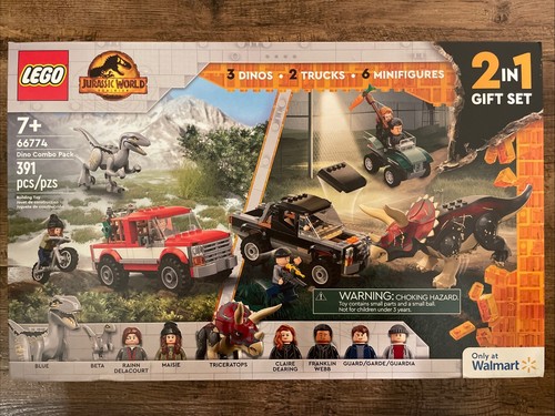 LEGO Jurassic World 66774 Dino Combo Pack 76946 Blue Beta 76950 ...