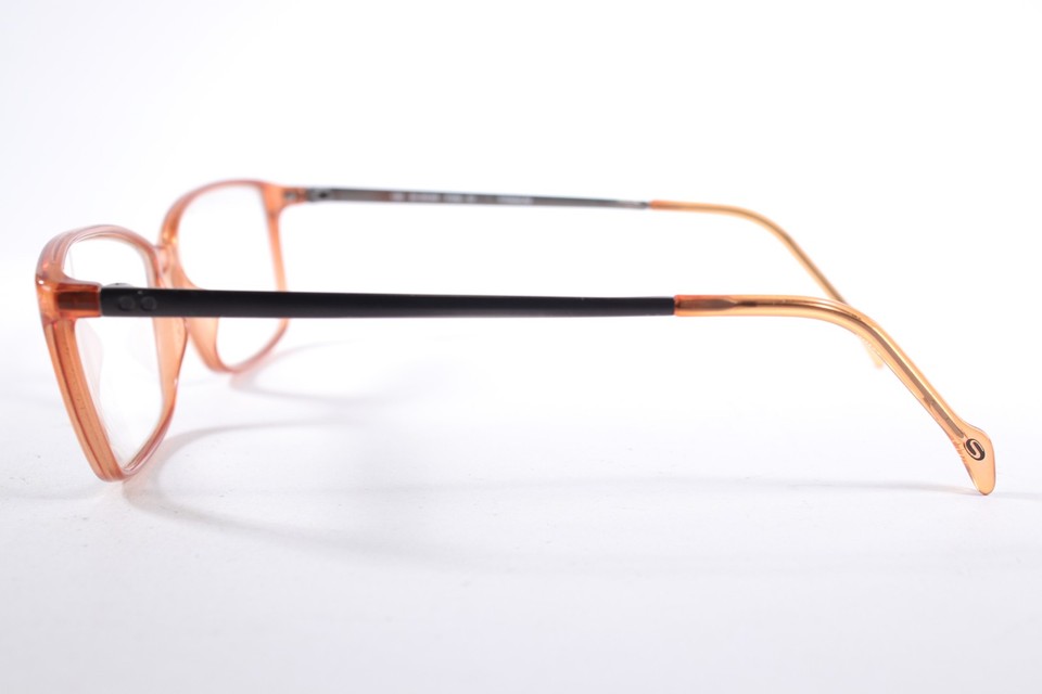 Stepper Eyeglasses SI-30048 Unisex Orange Full Rim Titanium Glasses ...