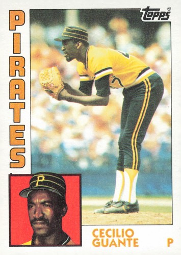 1984 Topps Cecilio Guante Pittsburgh Pirates | eBay