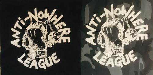 ANTI NOWHERE LEAGUE logo big back patch punk rock | eBay UK