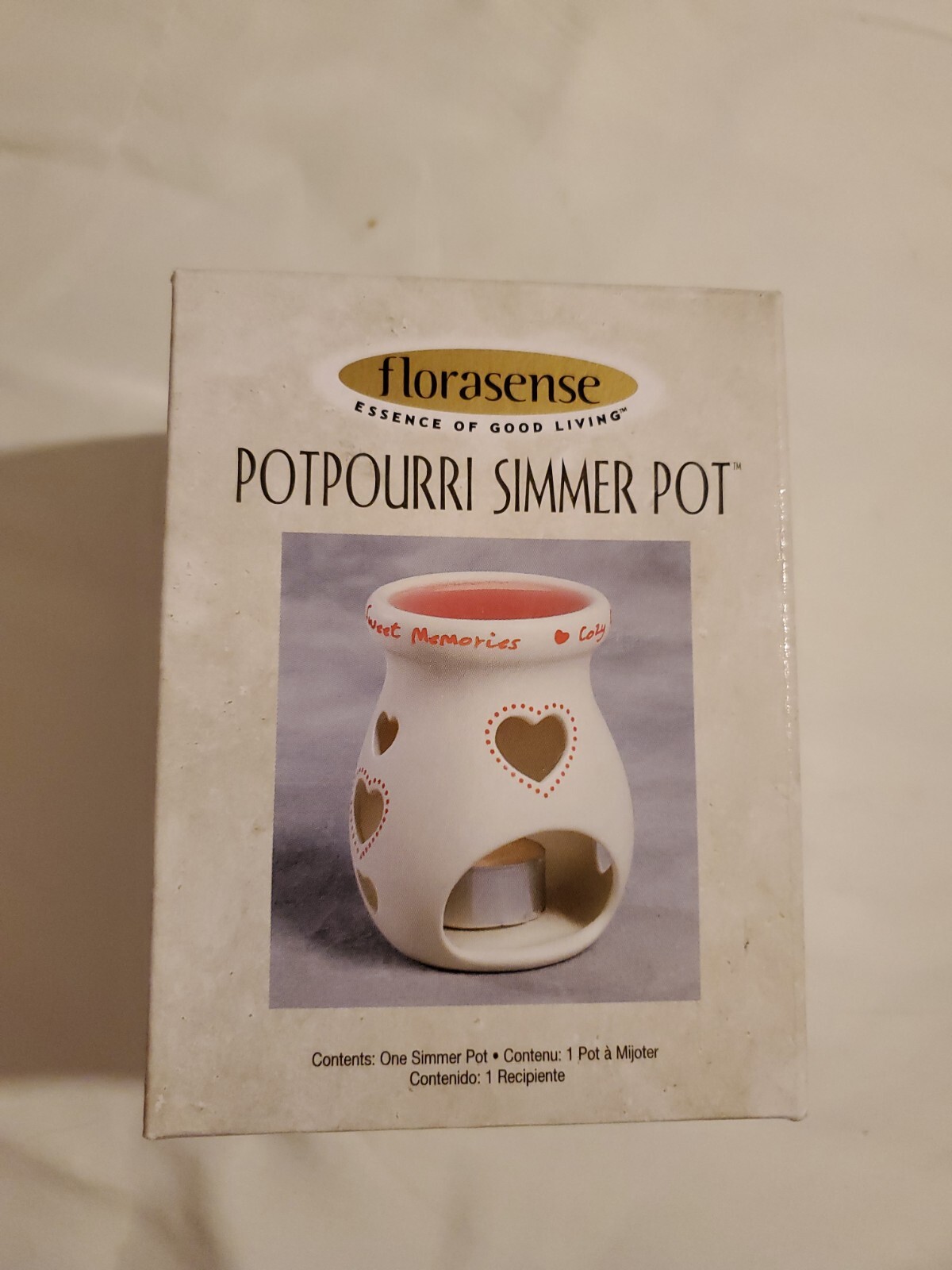 Vintage New In Box Florasense Potpourri Candle Simmer Pot With Hearts ...