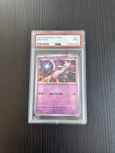 2024 POKEMON MEWTWO 059/142 SCR EN-STELLAR CROWN PSA 9 | eBay
