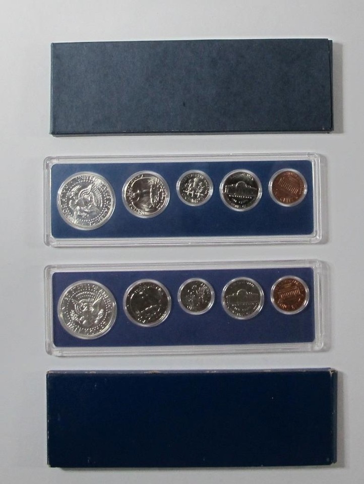 1966 & 1967 U.S. Special Mint Sets * Sealed Plastic US Mint Holders ...