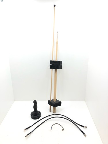 Harris RF-3183-AT012 Multiband Vehicular Whip Antenna Dual Feed Base 30 ...