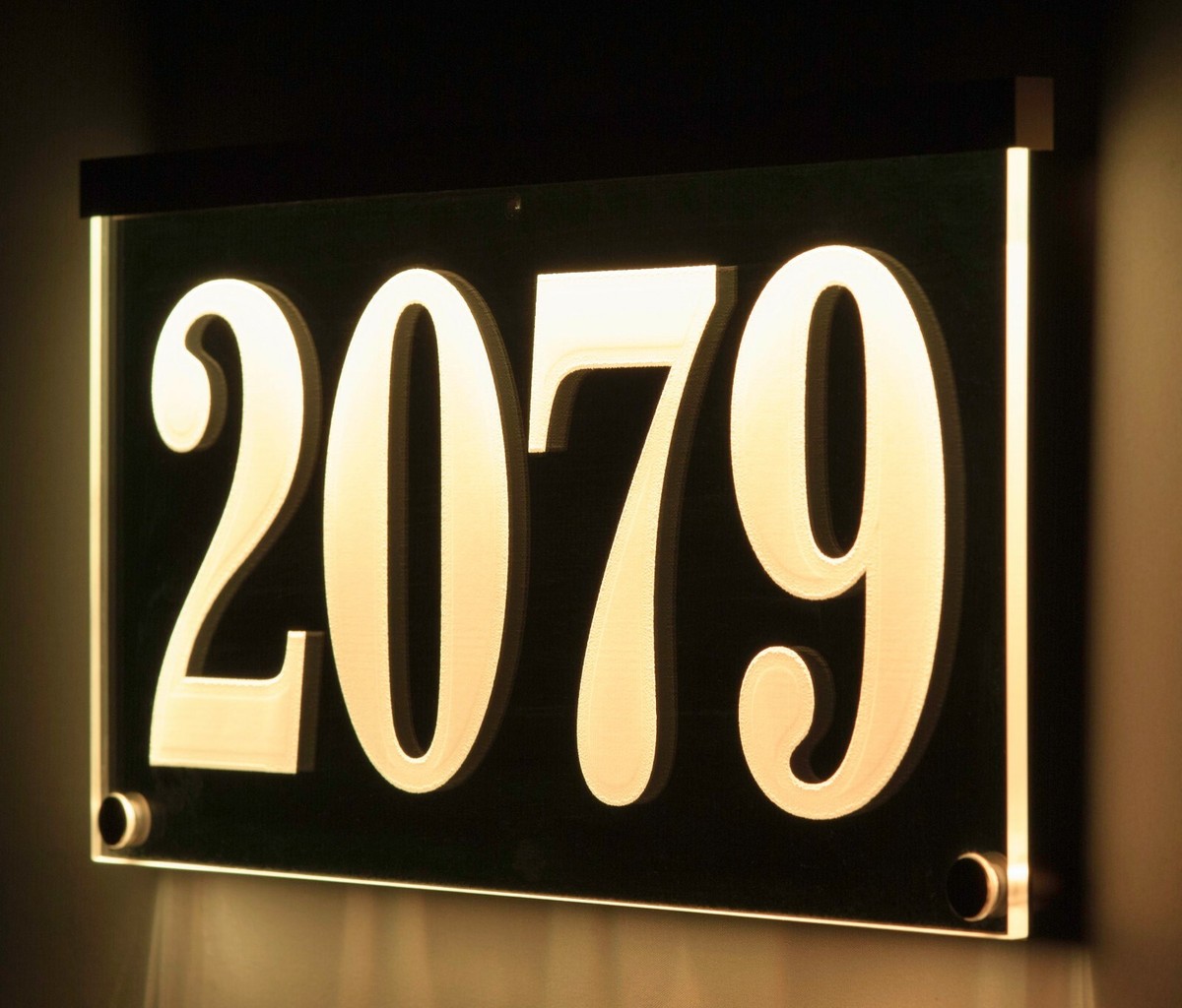 Lighted Street Numbers