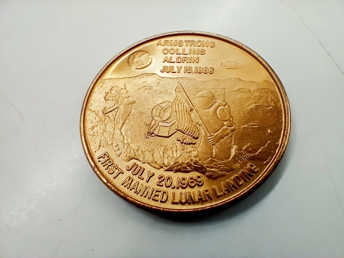 Apollo 11 Moon Landing Commemorative Coin