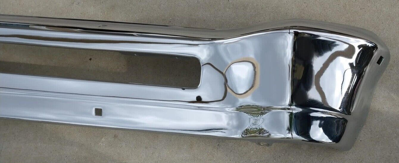 S CHEVROLET CHEVY II NOVA NEW TRIPLE PLATED CHROME FRONT BUMPER 1966 ...