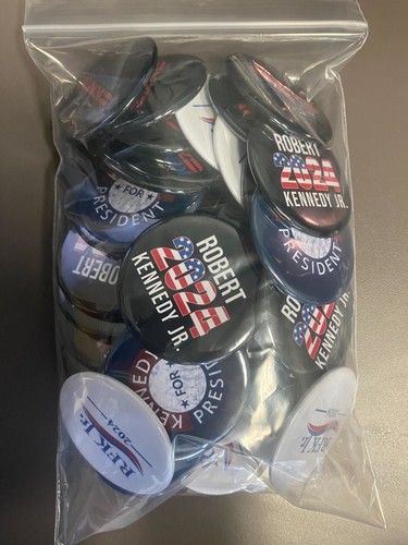 Robert F. Kennedy jr. President 2024 Pinback Buttons 20 Pack RFK ...